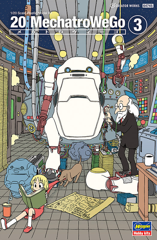 1/20 MechatroWeGo No.3 CHUBU Mechatronics “RETRO” BY HASEGAWA (JAPAN ...