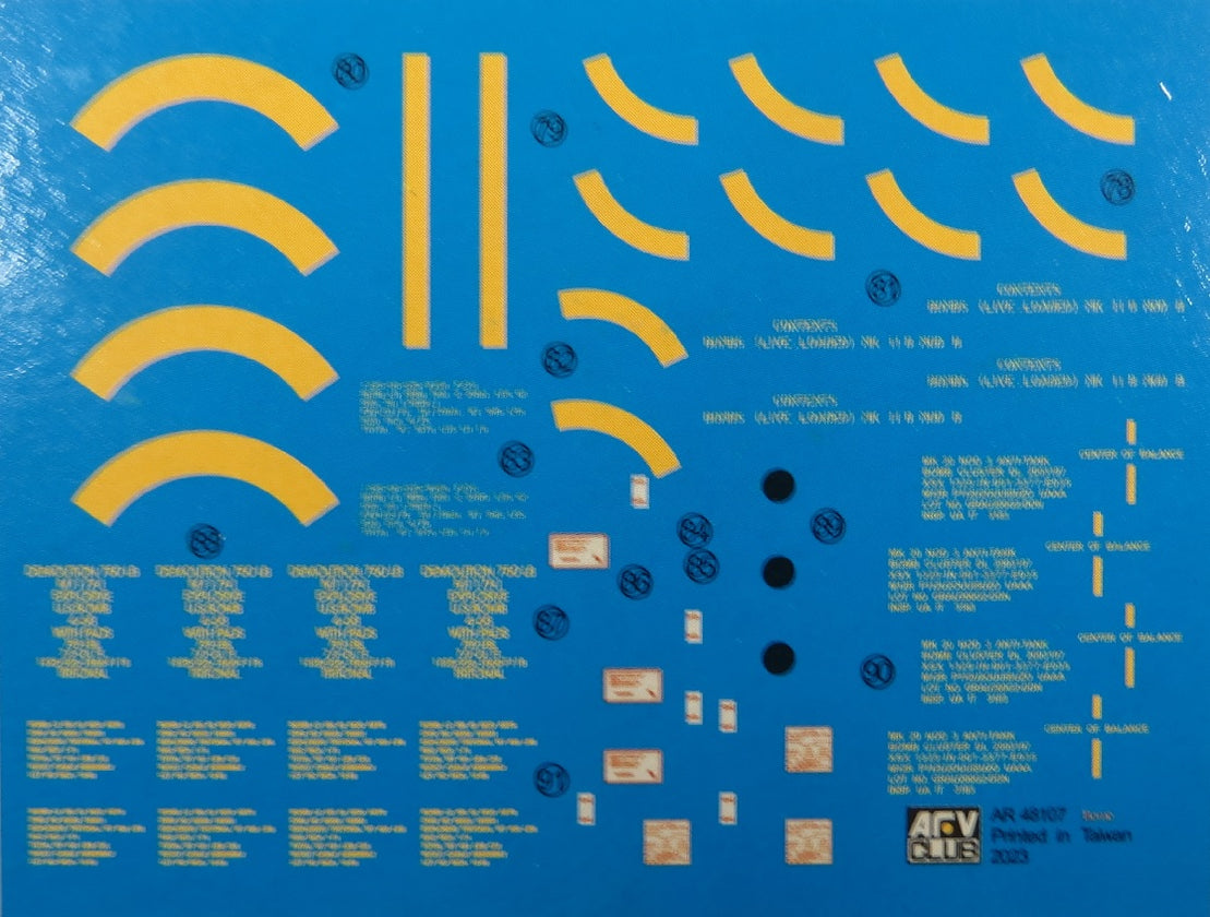 1/48 U.S. Modern Air-to-Ground Weaponry Set (A) AFV Club AR48107 — Legends Toys & Hobbies