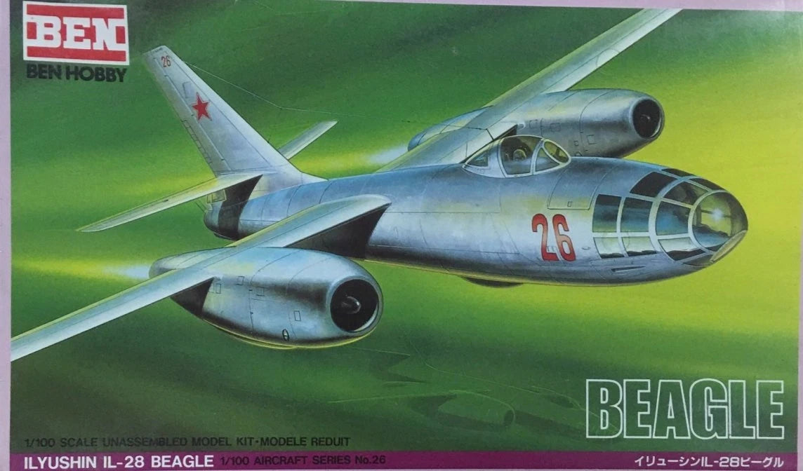 1/100 Ilyushin IL-28 Beagle (RARE ITEM) - BEN-A26 BEN HOBBY — Legends ...