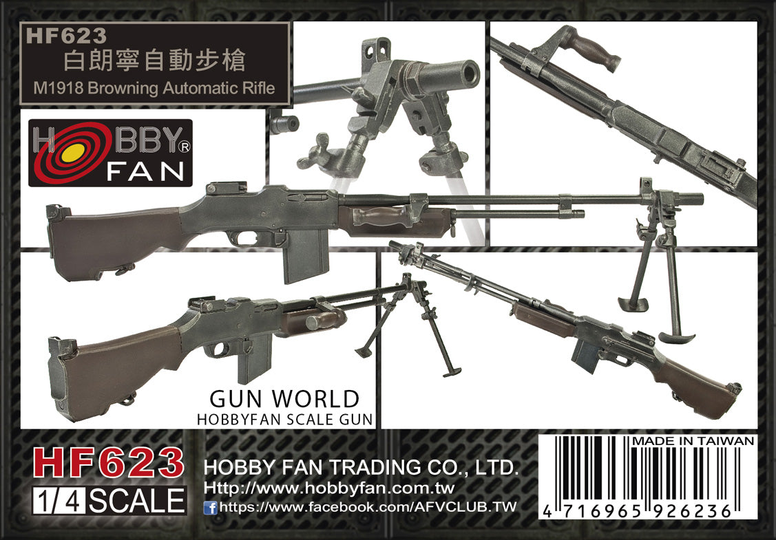 1/4 U.S. 1918 Browning Automatic Rifle - HOBBY FAN 623 — Legends Toys ...