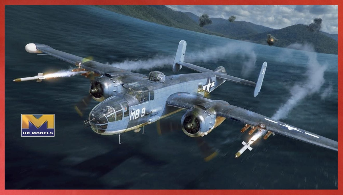 1/48 HK Model 1/48 U.S. Marines PBJ-1J Mitchell from HONG KONG MODEL 0 ...