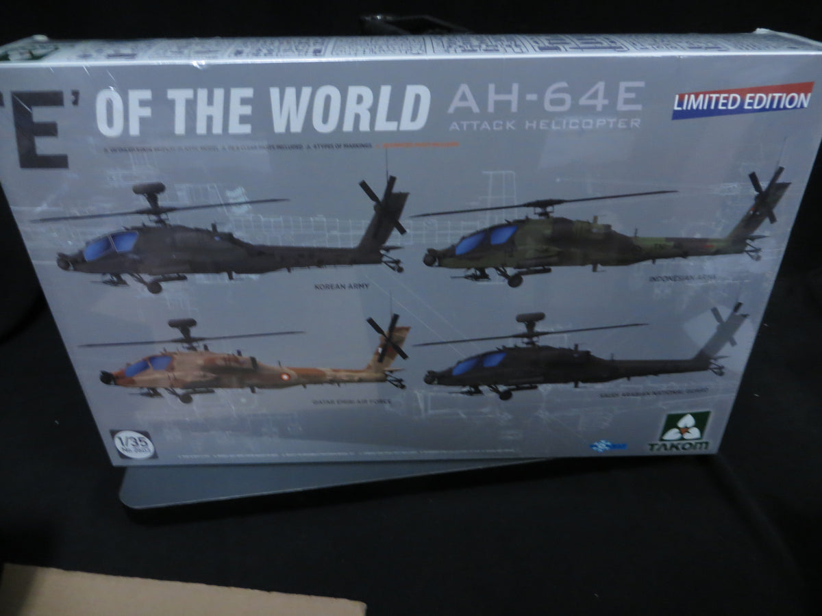 Takom 1/35 4 Countries AH-64E E' of the World Apache Limited Edition P ...