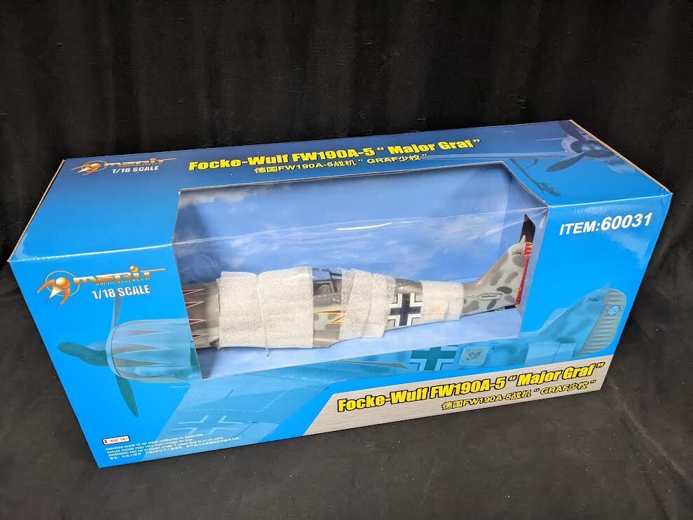 1/18 FOCKE-WULF FW190 A-5 "MAJOR GRAF" BY MERIT INTERNATIONAL USA — Legends Toys & Hobbies
