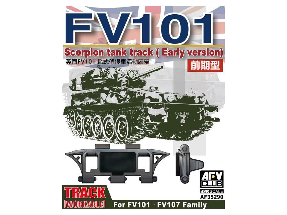 AFV CLUB - 1/35 SCORPION EARLY VERSION WORKABLE TRACK - — Legends Toys ...