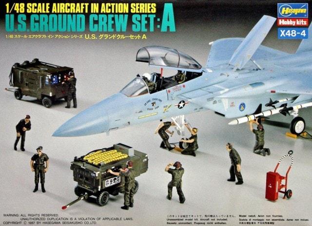 1/48 U.S. GROUND CREW SET A HASEGAWA 36004 (X48-4) — Legends Toys & Hobbies