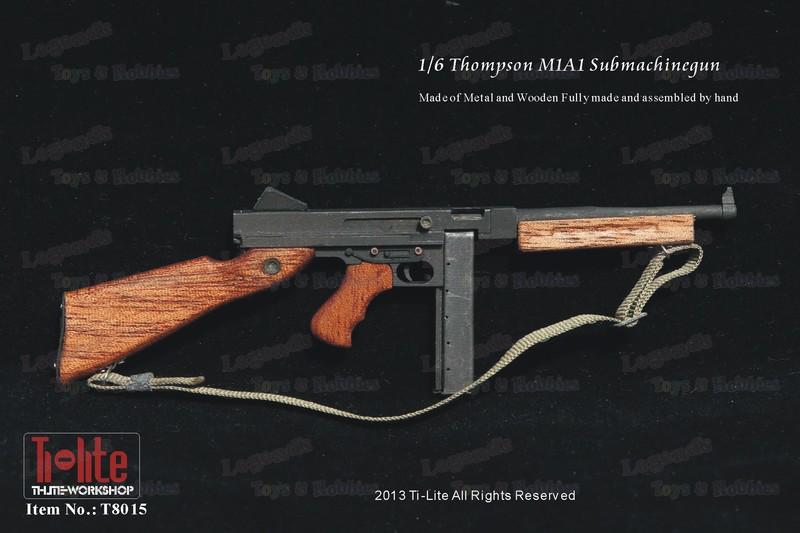 '- 1/6 THOMPSON M1A1 SUBMACHINE GUN - — Legends Toys & Hobbies