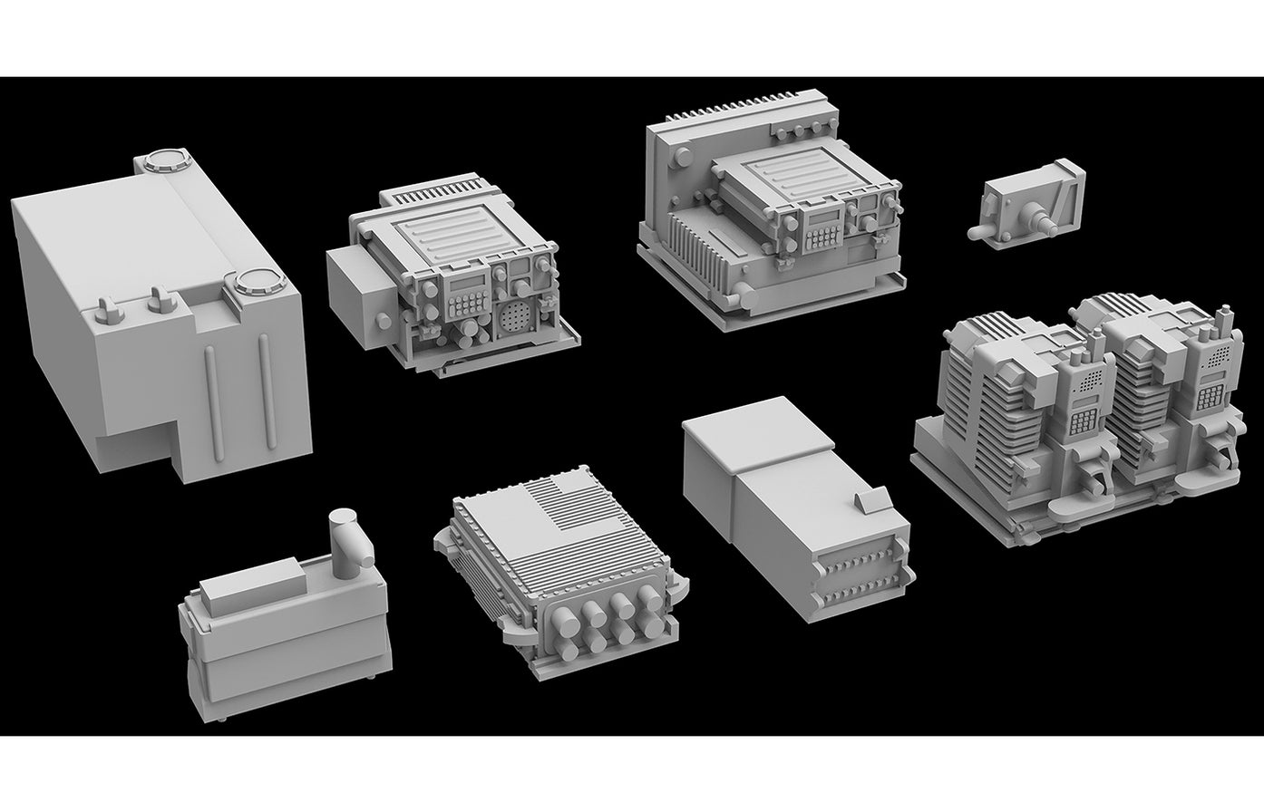 1/35 U.S. M1240A1 M-ATV MRAP RADIO RESIN DETAIL SET RYEFIELD MODEL 100 ...