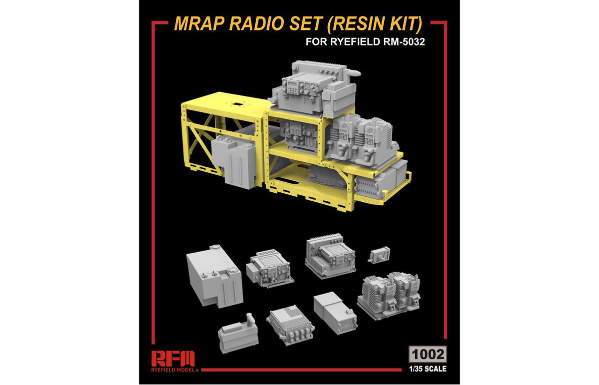 1/35 U.S. M1240A1 M-ATV MRAP RADIO RESIN DETAIL SET RYEFIELD MODEL 100 ...